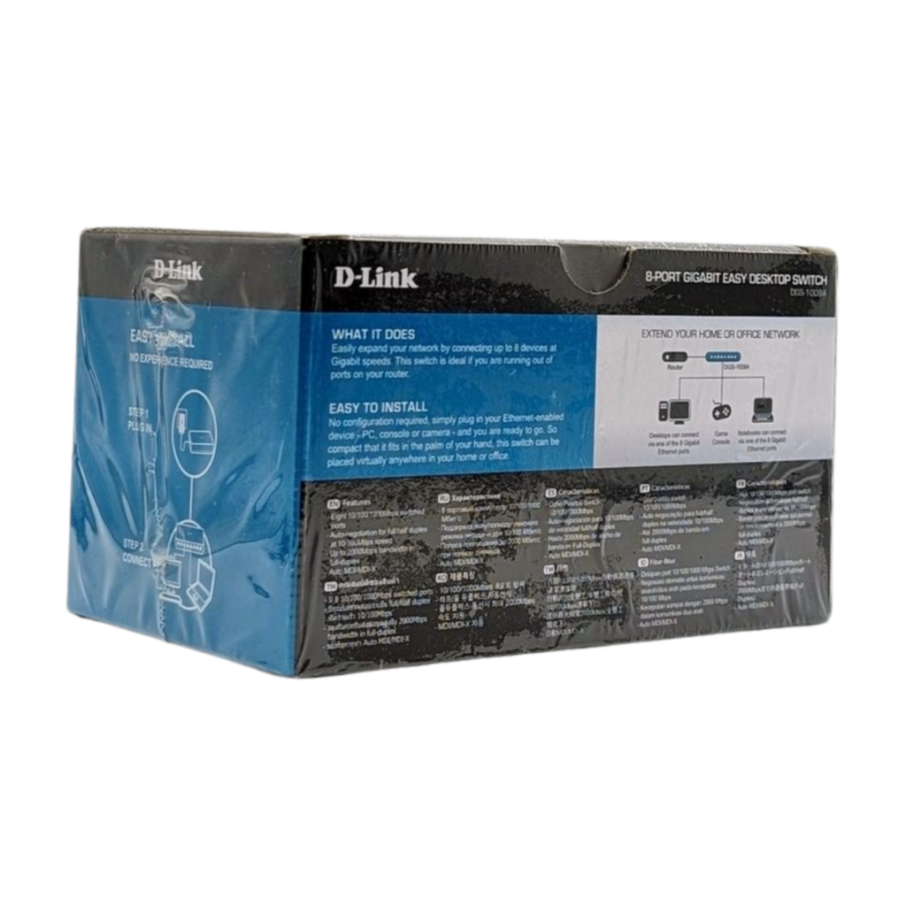 D link DGS 1008A 8 port switch - Cyber City