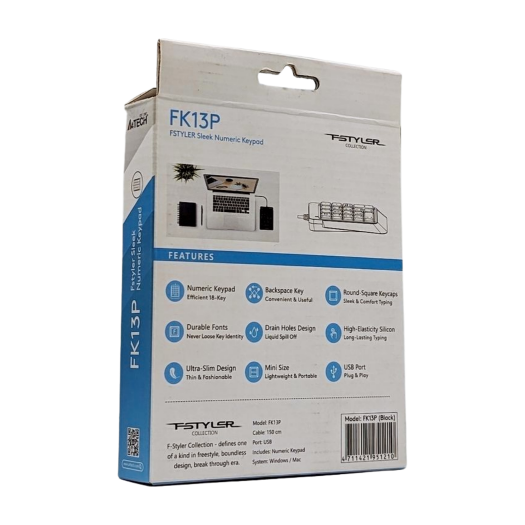 A4Tech FK13P Numeric Keypad - Cyber City