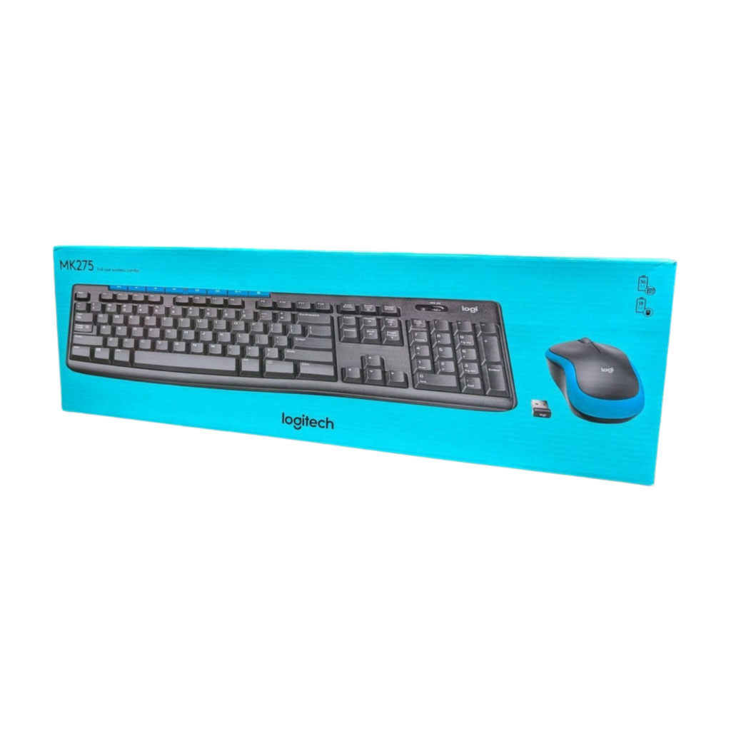 Logitech MK275 WIRELESS KEYBOARD & MOUSE - Cyber City