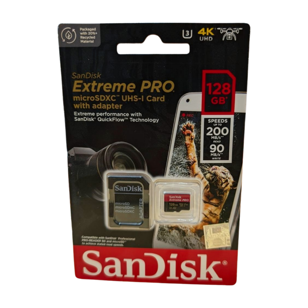 Sandisk Extreme Pro Micro SD CARD 128GB - Cyber City