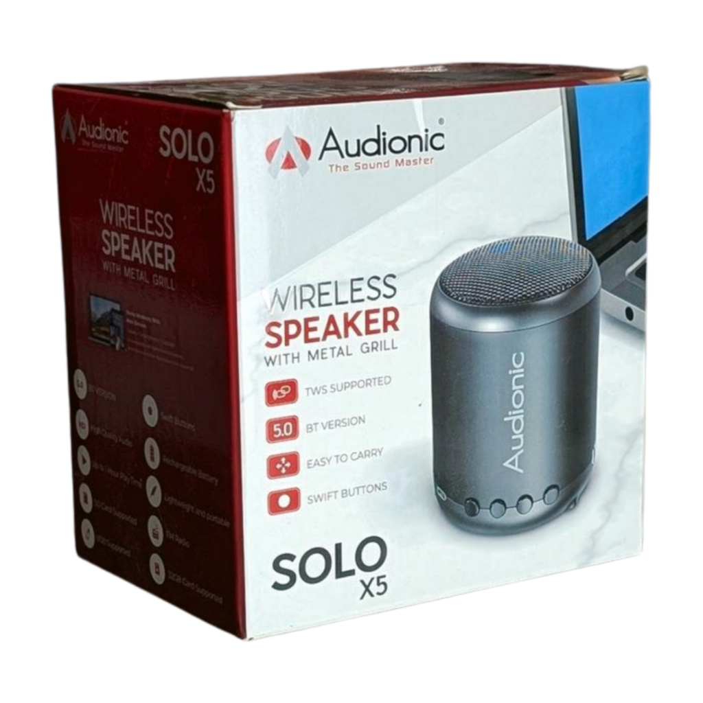 AUDIONIC Solo X5 BT SPEAKER - Cyber City