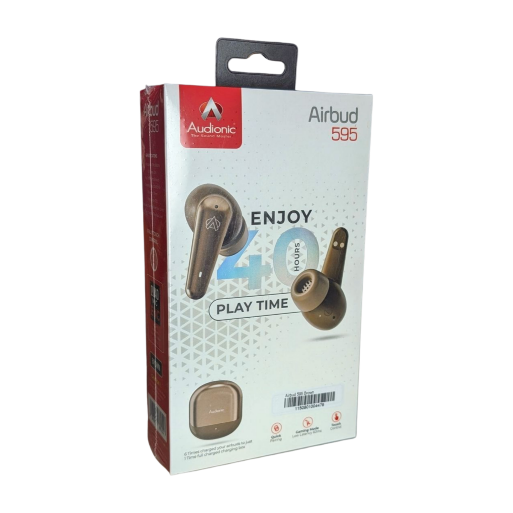 Audionic Airbud 595 ENC & Gaming Mode Wireless Earbuds - Cyber City