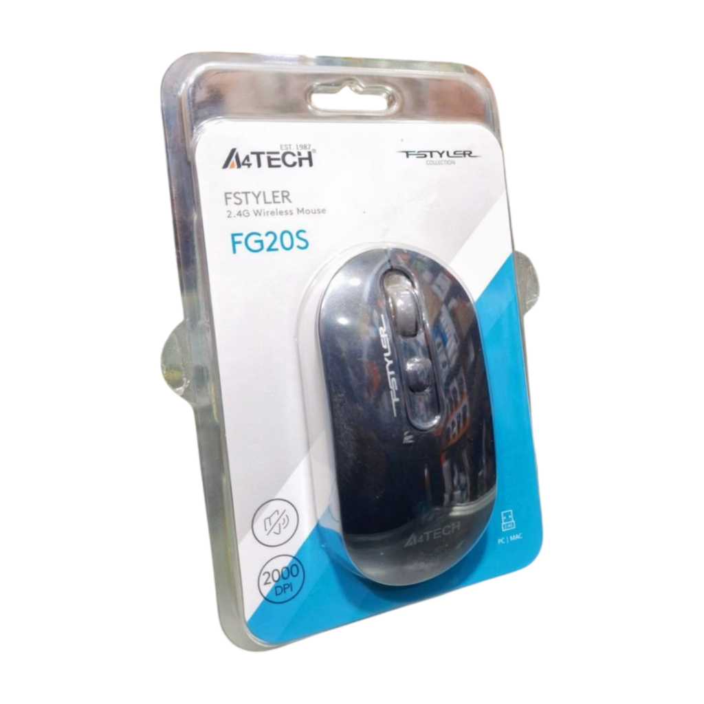 A4tech Fstyler FG20S Silent Click Wireless Mouse - Cyber City